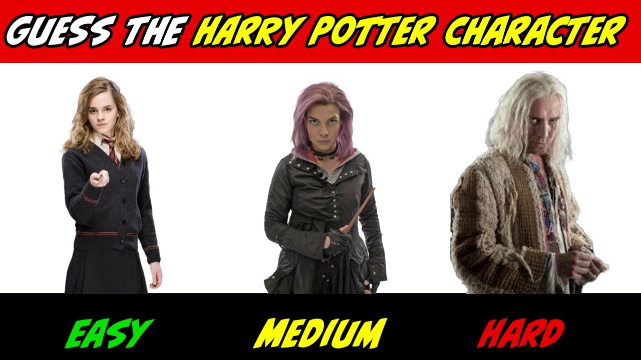 50 Harry Potter Characters Quiz | Can You Name Them All? 🧙 - YouTube