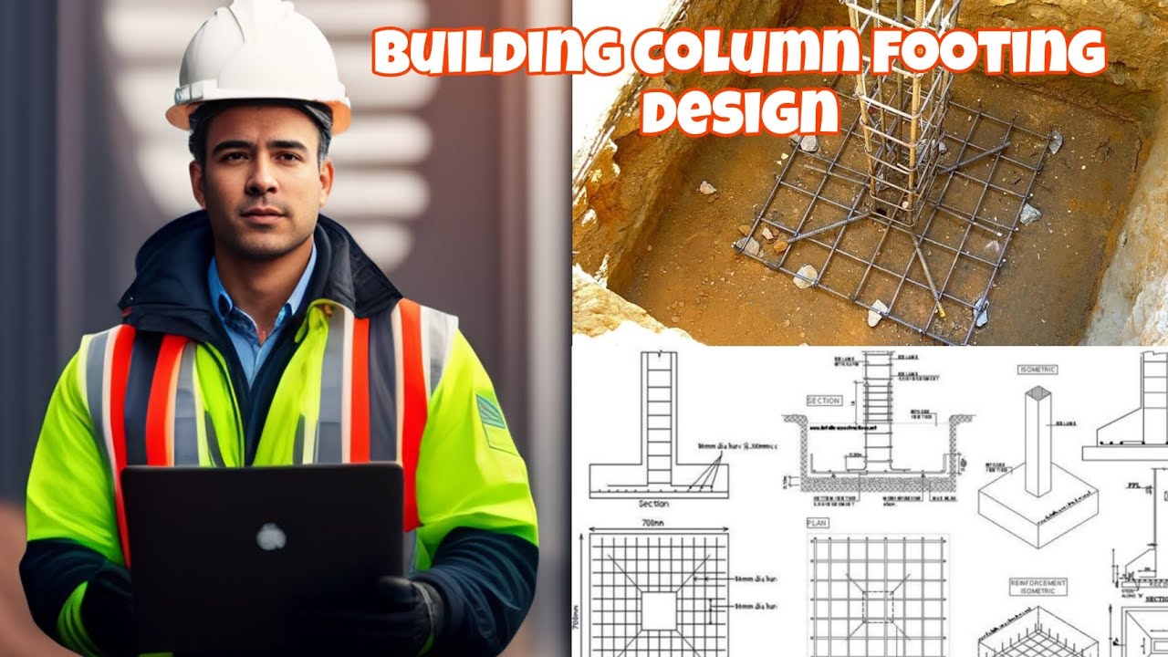 Hathi paila \\ column footing full video || Building column footing ...