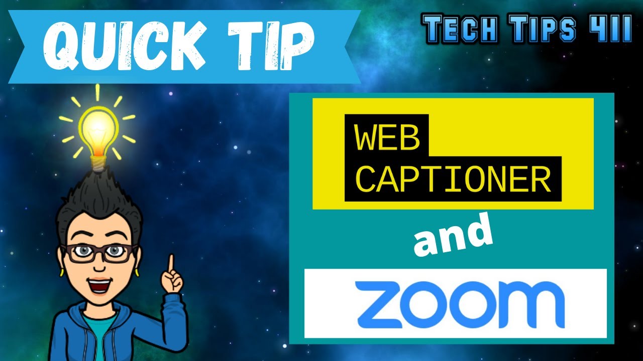 How to Use Webcaptioner with Zoom | Quick Tip - YouTube