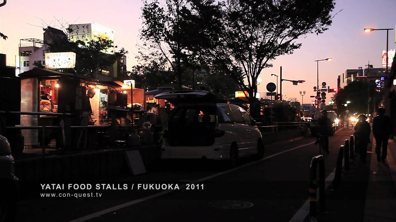 Japanese Yatai Food Stalls: Fukuoka - YouTube