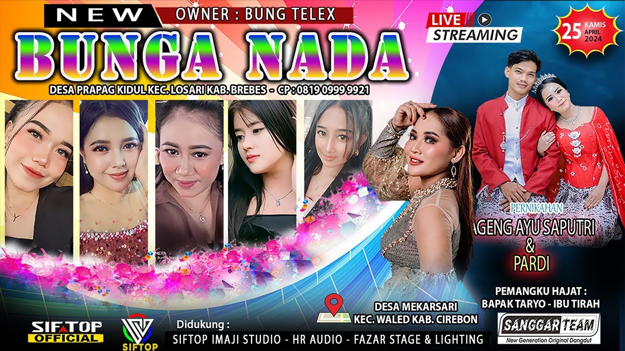 LIVE BUNGA NADA | KAMIS 25 APRIL 2024 - DESA MEKARSARI - WALED - CIREBON - YouTube