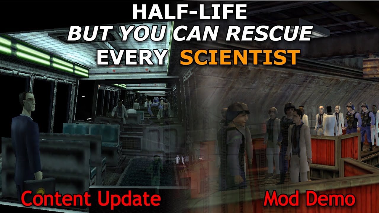 Half-Life: But You Can Rescue Every Scientist [Content Update] - YouTube
