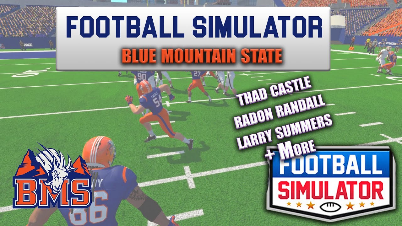 Amazing 4th Quarter Comeback! I created BMS in Football Simulator - YouTube