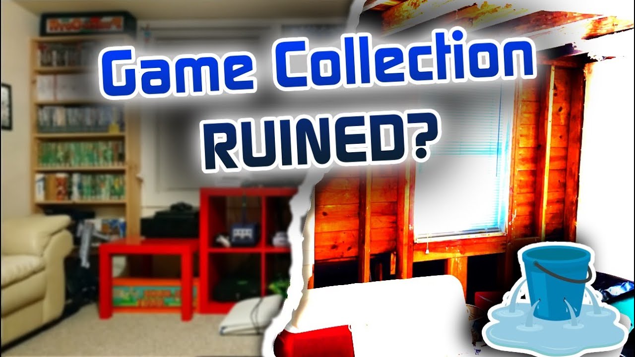 Saving My Video Game Collection After My Game Room FLOODED! - YouTube