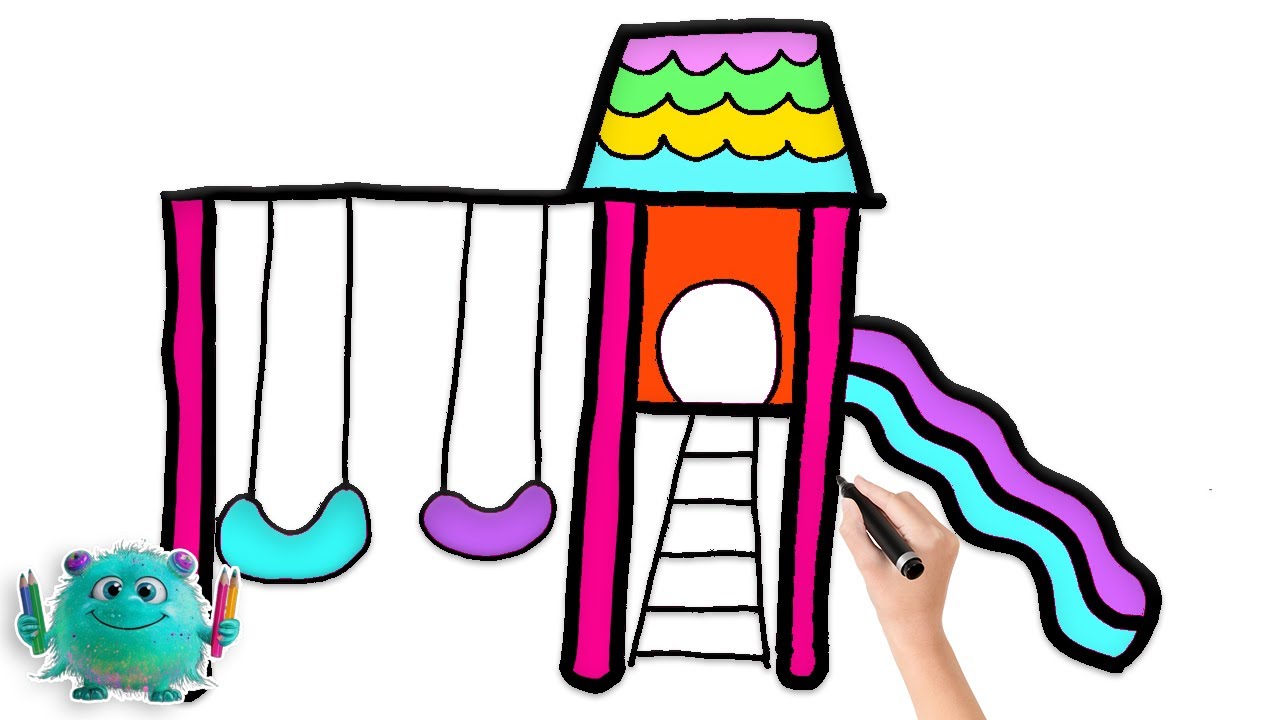 Oyun Park Çizimi Kolay How to Draw Playground Easy - YouTube