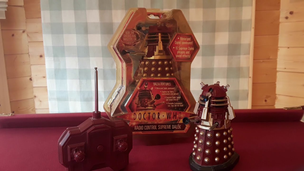Remote Control red Supreme Dalek - YouTube