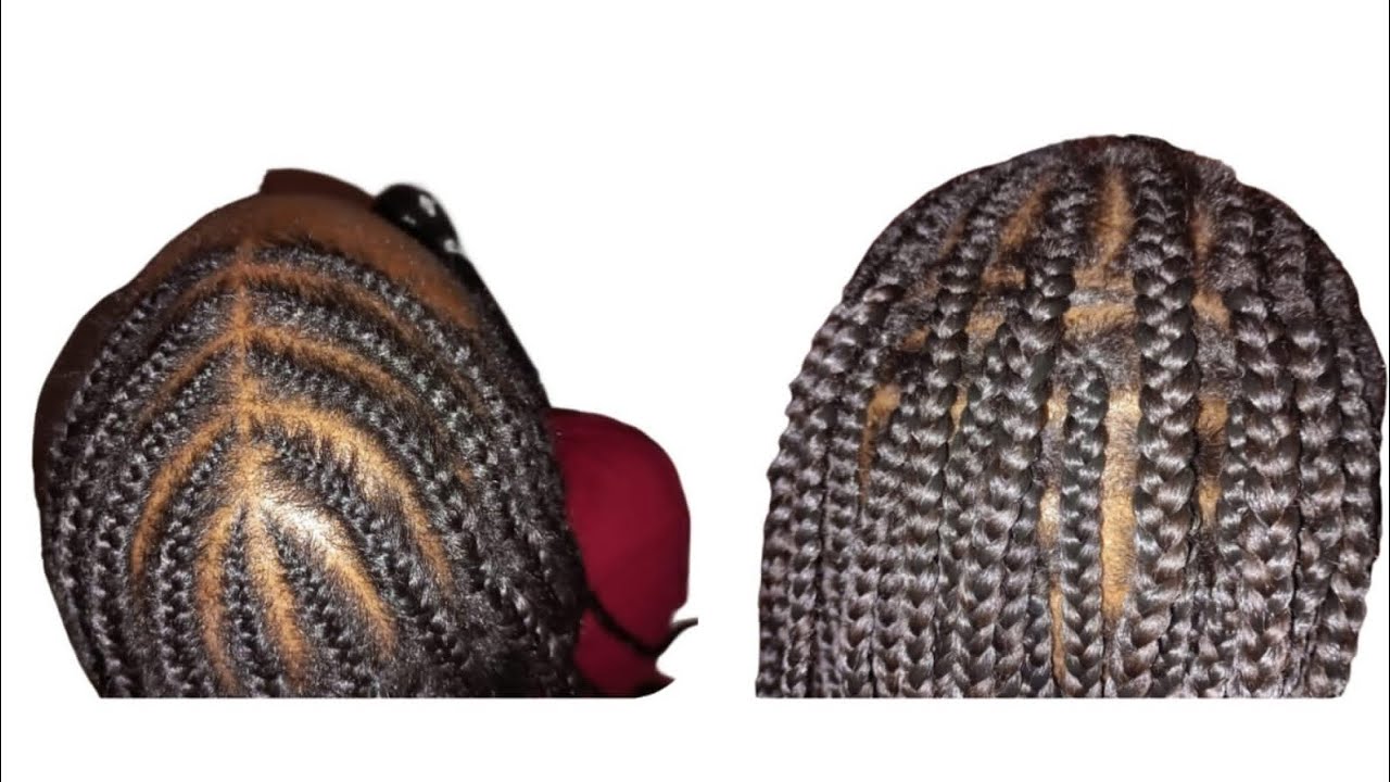 How to: French cornrows with old school braiding (Didi hairstyles) # ...