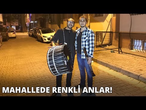 Ramazan davulcusu ile klarnet çalan genç buluşunca renkli görüntüler ortaya çıktı