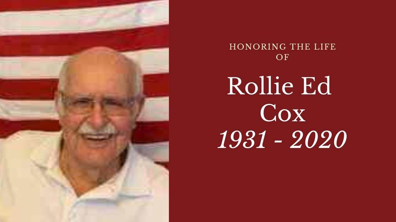 Rollie Ed Cox Funeral Service - YouTube