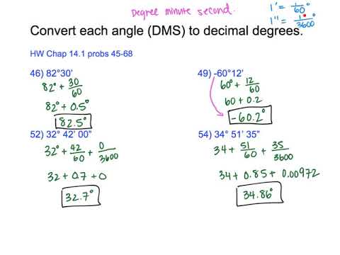 Converting from Degrees, Minutes, & Seconds (Journal 4) - YouTube