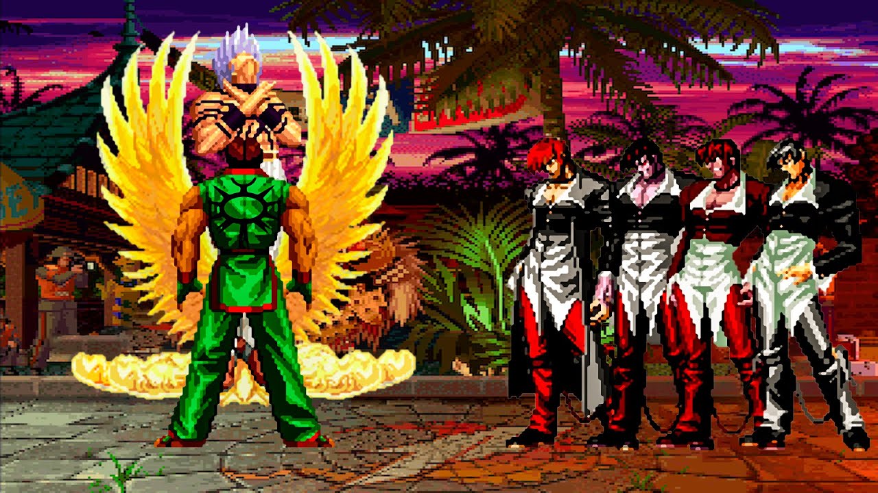 [KOF Mugen] Xavier Kim vs Iori Orochi Team - YouTube