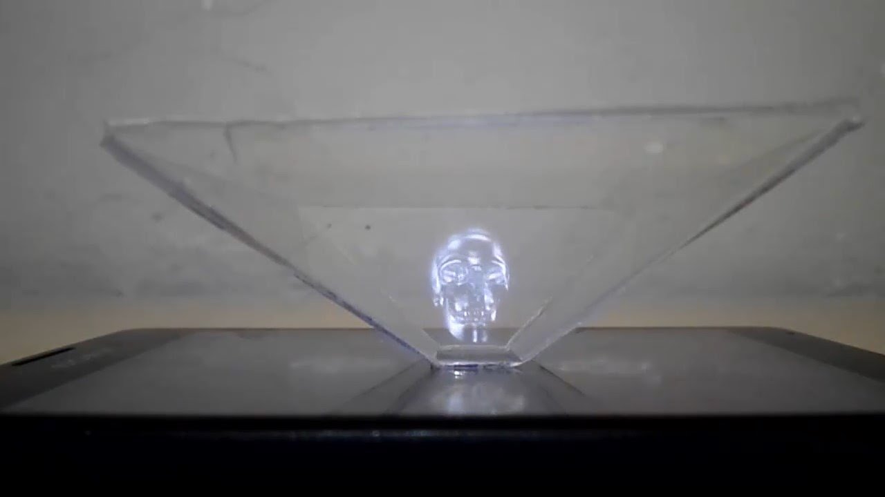 Testando holograma caseiro feito com capa de CD - YouTube