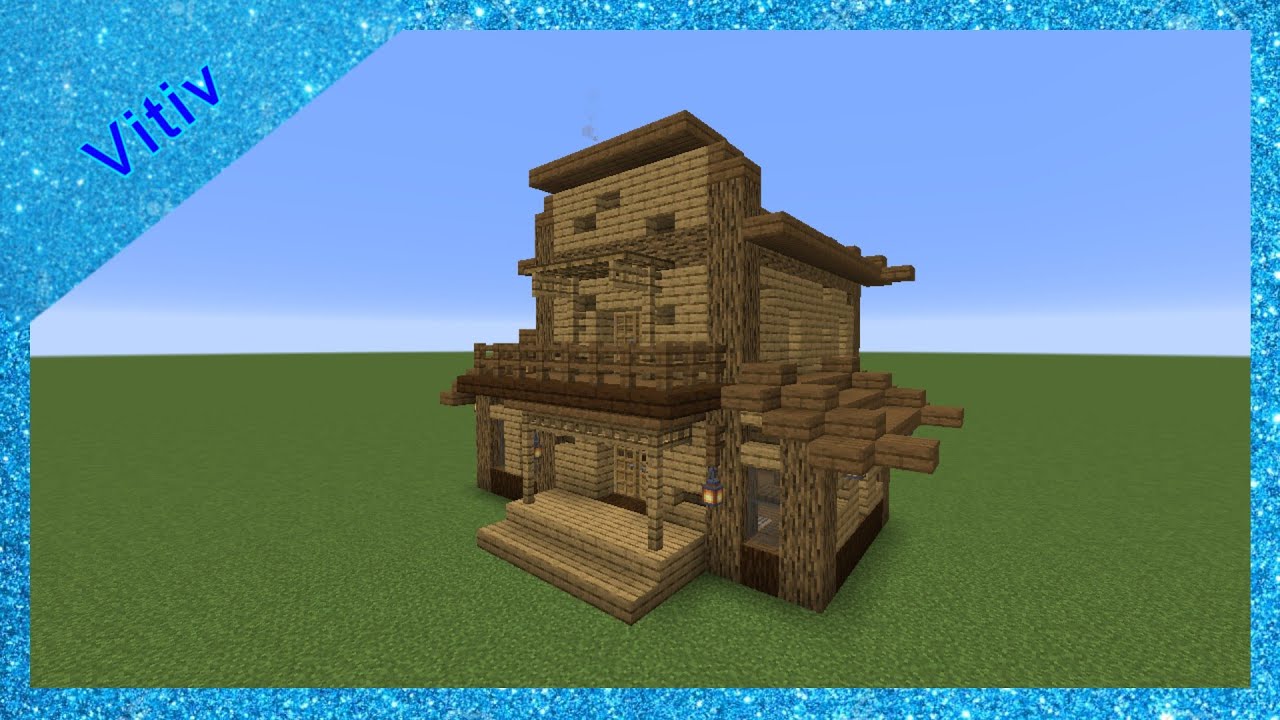 Wild Western House - Minecraft Tutorial - YouTube
