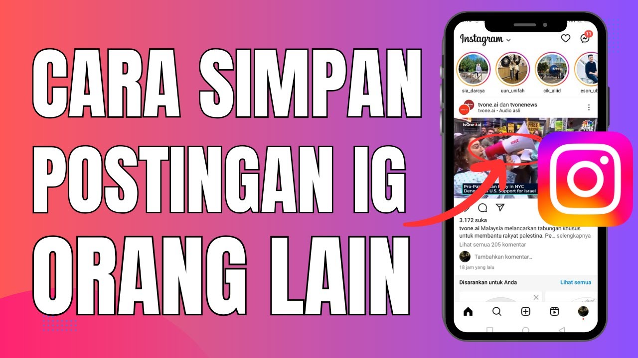 Cara Menyimpan Postingan Instagram Orang Lain ke Galeri Hp Tanpa ...