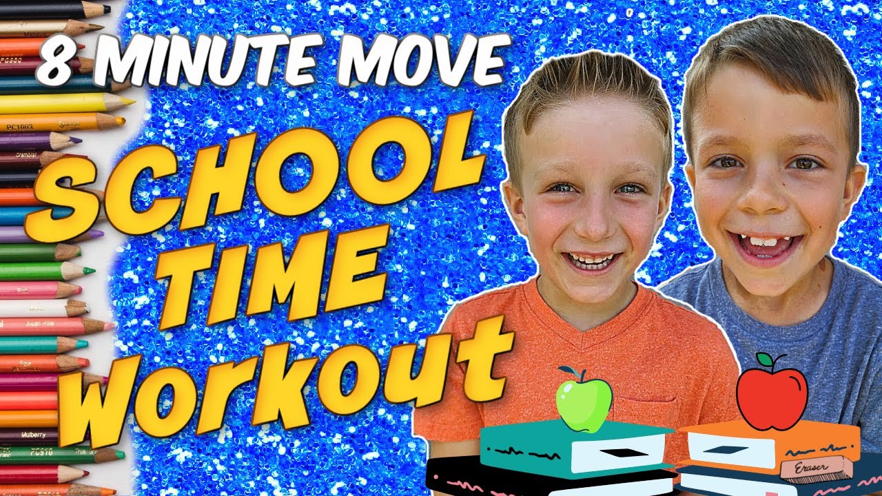 8 Minute Move | FUN Kids Workout | School Time / Recess Exercise ...
