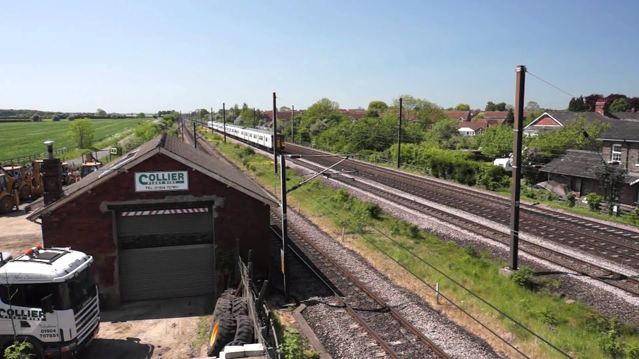 The Shambles Railtour passing Copmanthorpe - YouTube