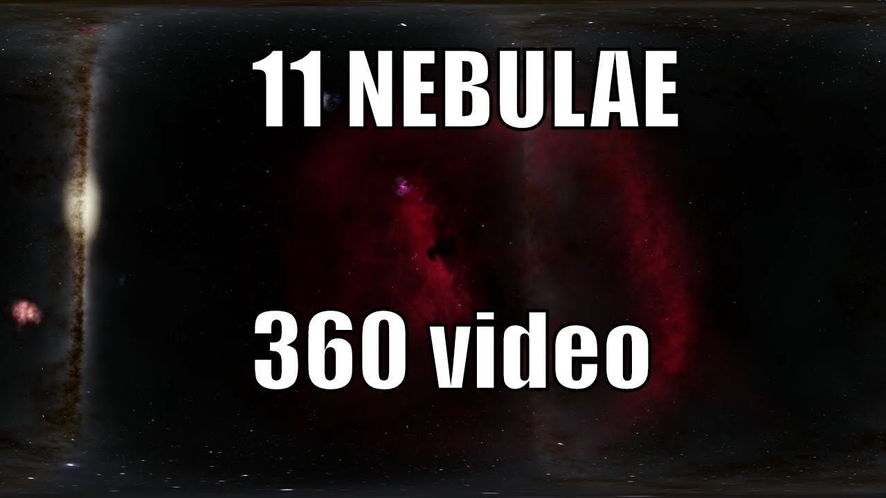 Visiting 11 Nebulae in 360 - Space Engine - YouTube