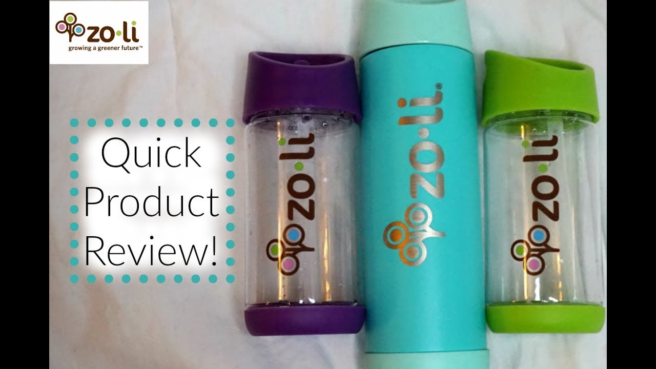 Quick Product Review: Zoli Water Bottles! - YouTube