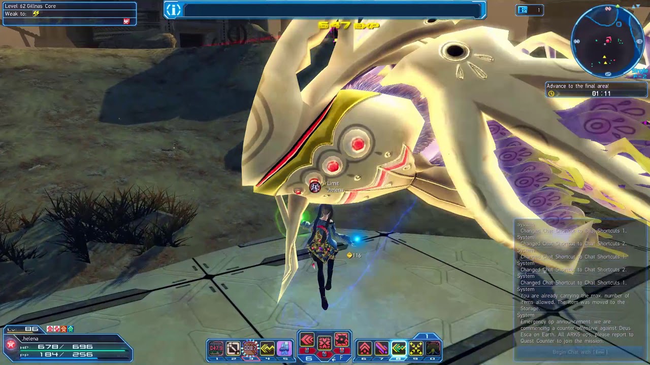 【PSO2】Running Maneuvers: Lillipa SH Solo Fo/Te 2:38 - YouTube