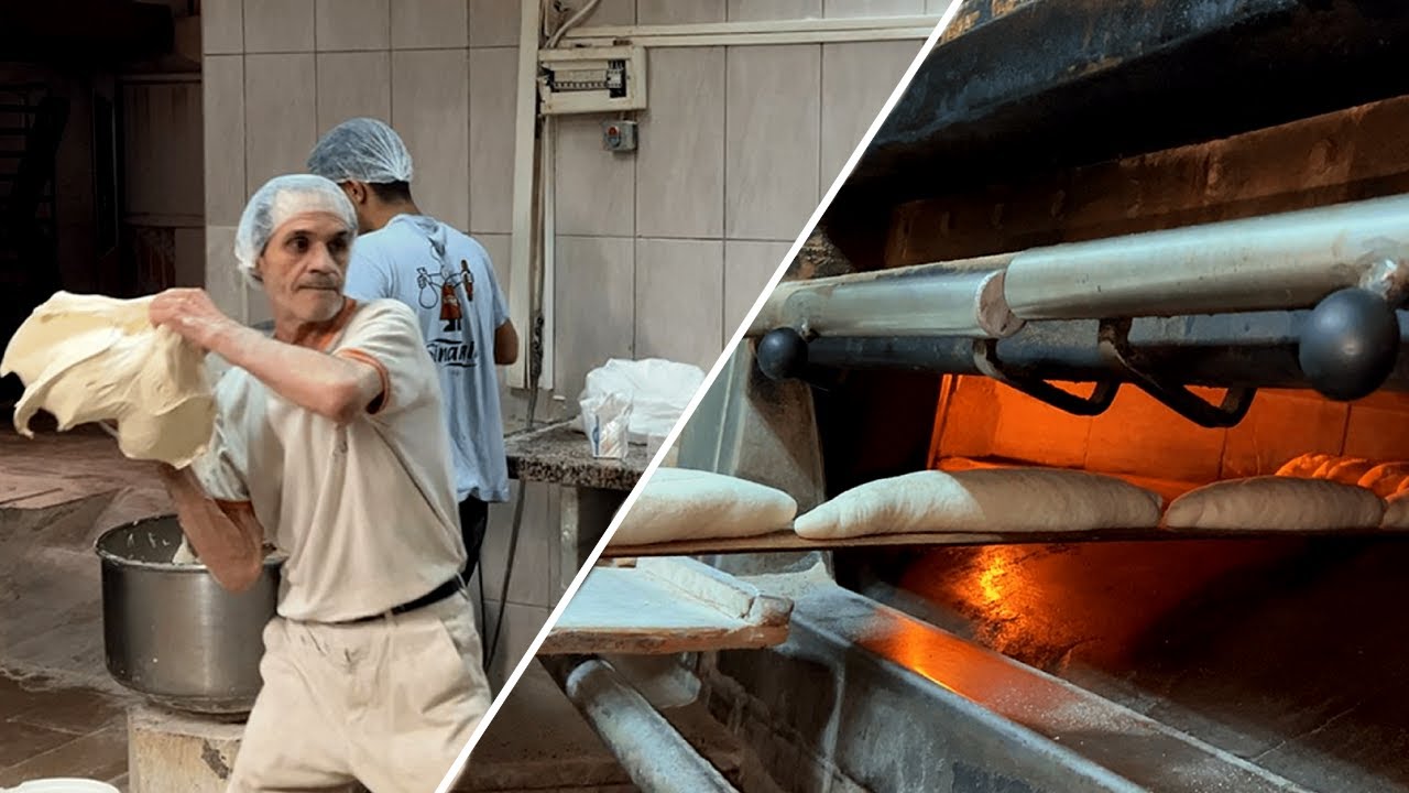 Crazy baker making tasty Bread! | Don't miss the Wrestling! | Turkish ...