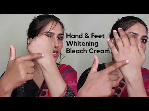 HAND & FOOT WHITENING BLEACH CREAM | VISIBLE RESULTS IN 1 USE | Natasha ...