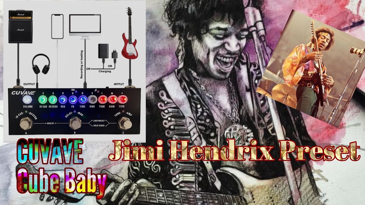 JIMI HENDRIX - PURPLE HAZE . preset di CUVAVE cube baby,ini cara ...