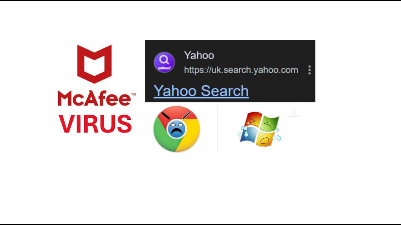 Ultimate Solution to remove McAfee Yahoo browser Hijacker malware on new Laptop - YouTube