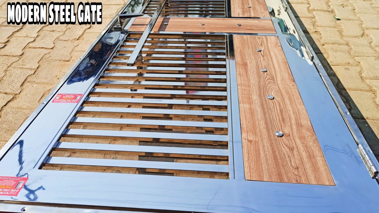 Modern steel gate design ? Fancy steel gate latest design - YouTube