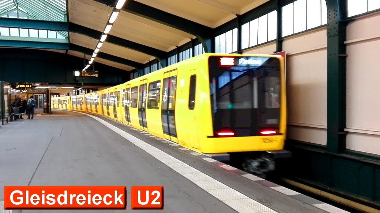 Gleisdreieck U2 : U-Bahn Berlin ( BVG IK - GI/1E - A3L92 - HK ) - YouTube