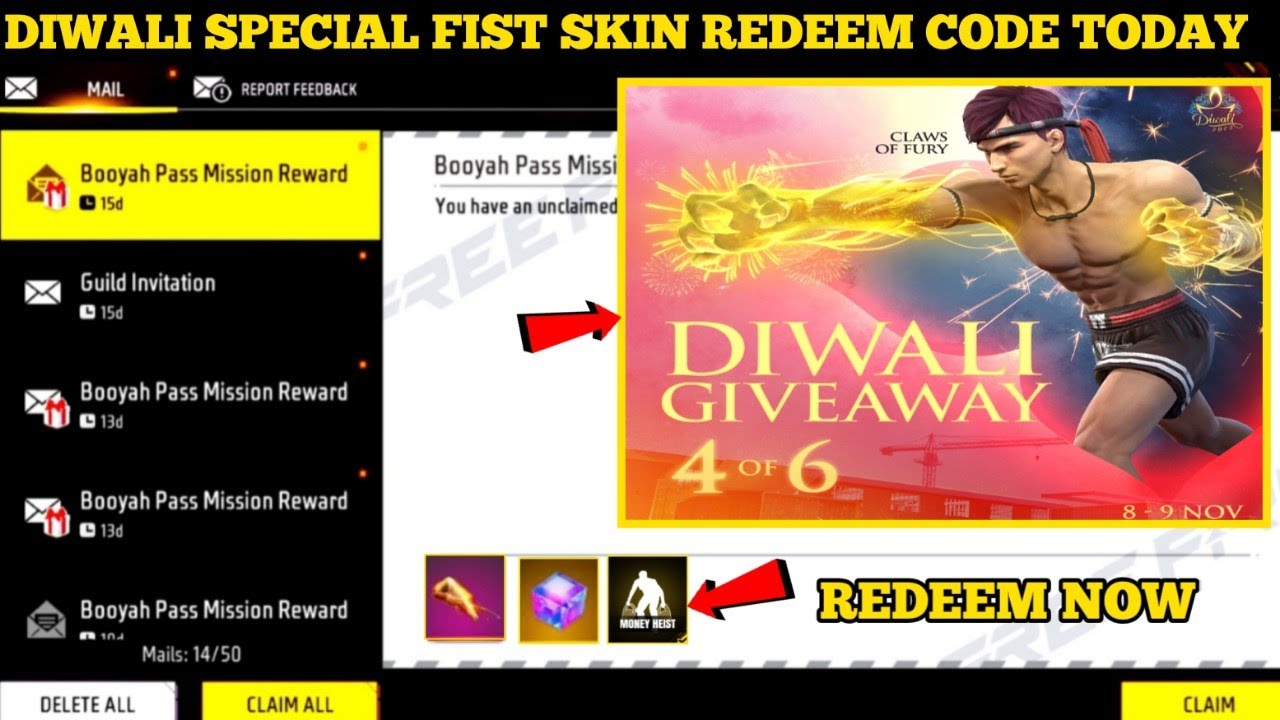 FREE FIRE REDEEM CODE TODAY 10 NOVEMBER REDEEM CODE FREE FIRE | FF ...