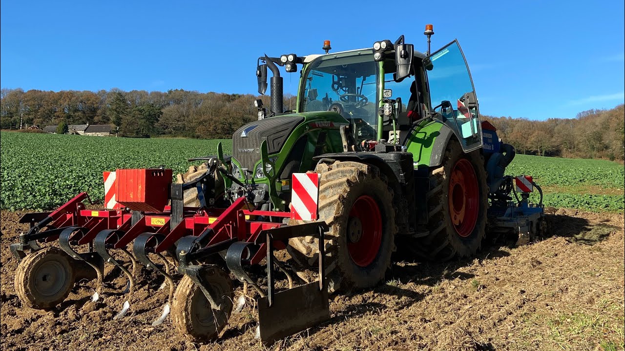 Semis de blé 2023 avec l’ETA Henry - YouTube