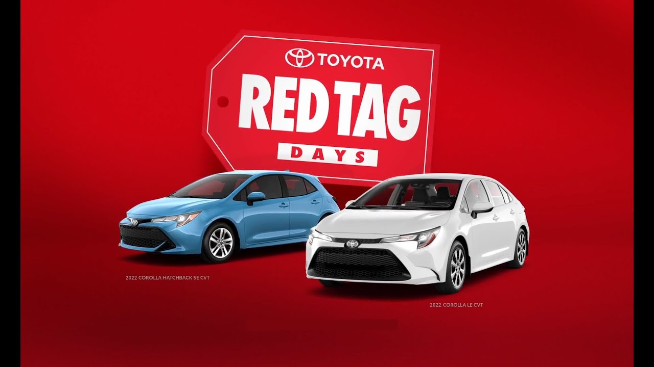 Red Tag Days are Back, April 2022. - YouTube