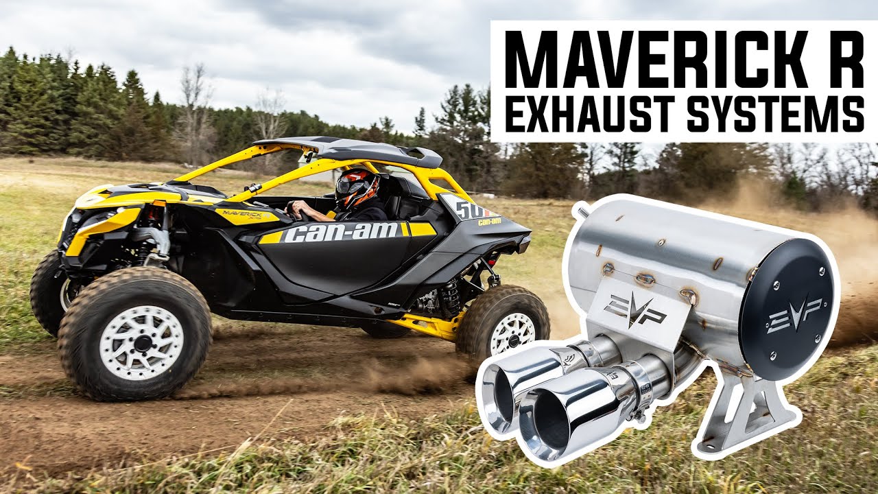 American-Made EVP Exhaust Systems for 2024 Can-Am Maverick R - YouTube