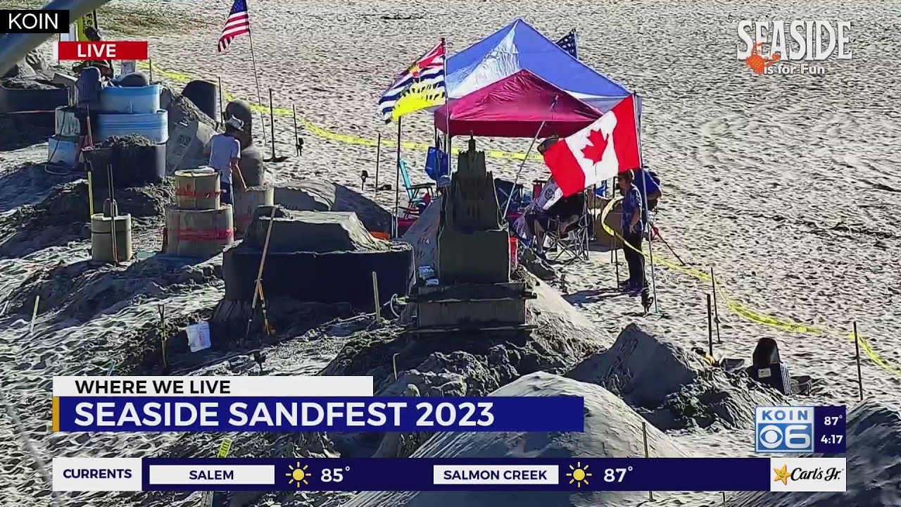 Seaside Sandfest underway now through the weekend - YouTube