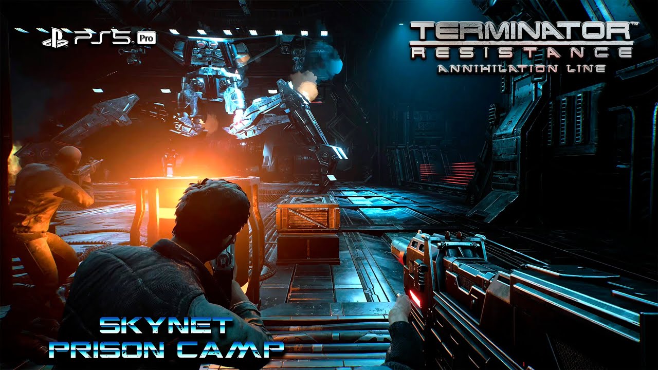 Terminator Resistance: Skynet Prison Camp (PlayStation 5 Pro) - YouTube