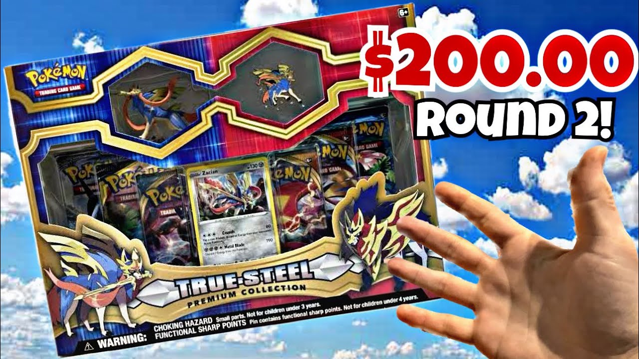 $200 True Steel Box Pokémon OPENING! Unbroken Bonds, Evolutions # ...