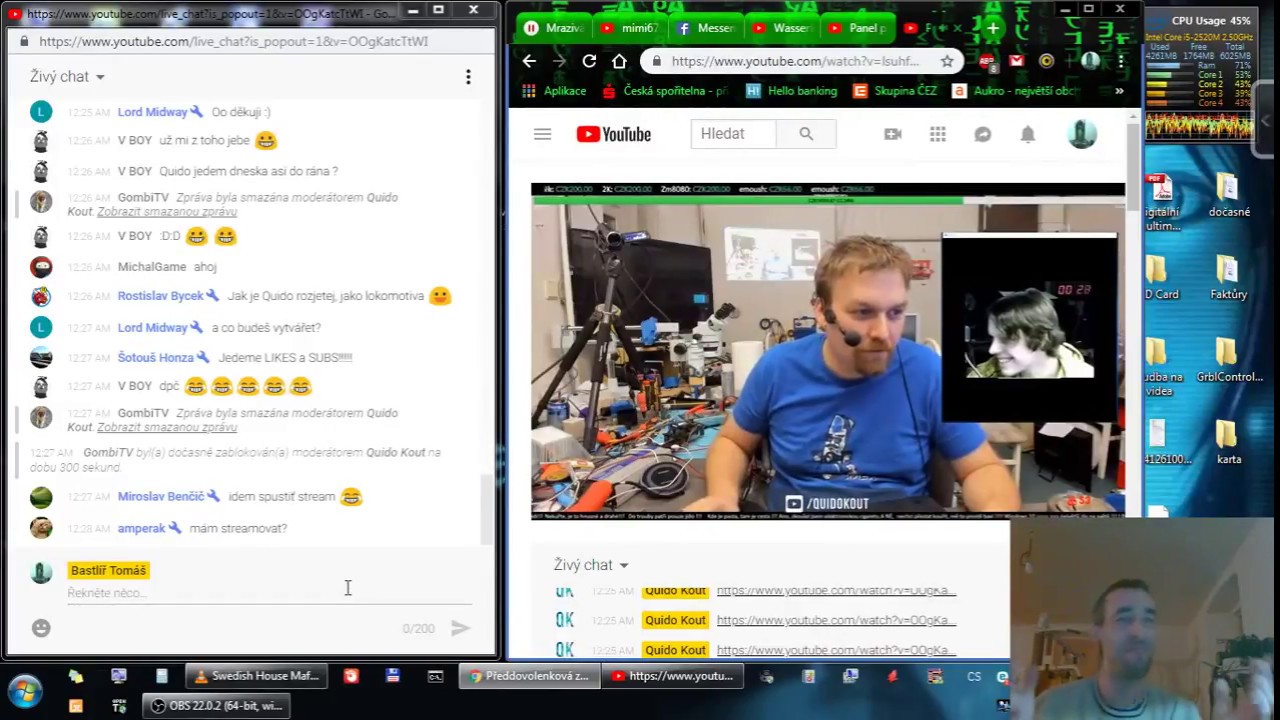 Jak dokážou udělat blázinec na streamu Quido a Ampérák XXX - YouTube