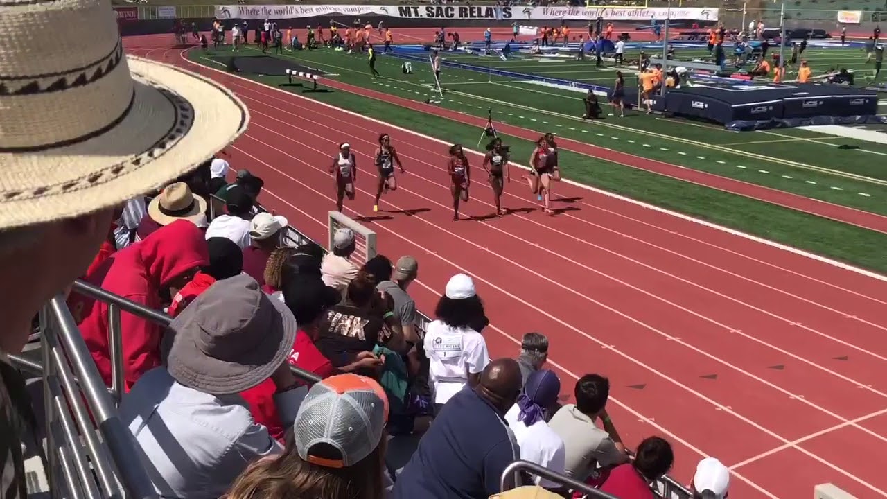 2018 MT Sac Relays Women's 100m Invitational - YouTube