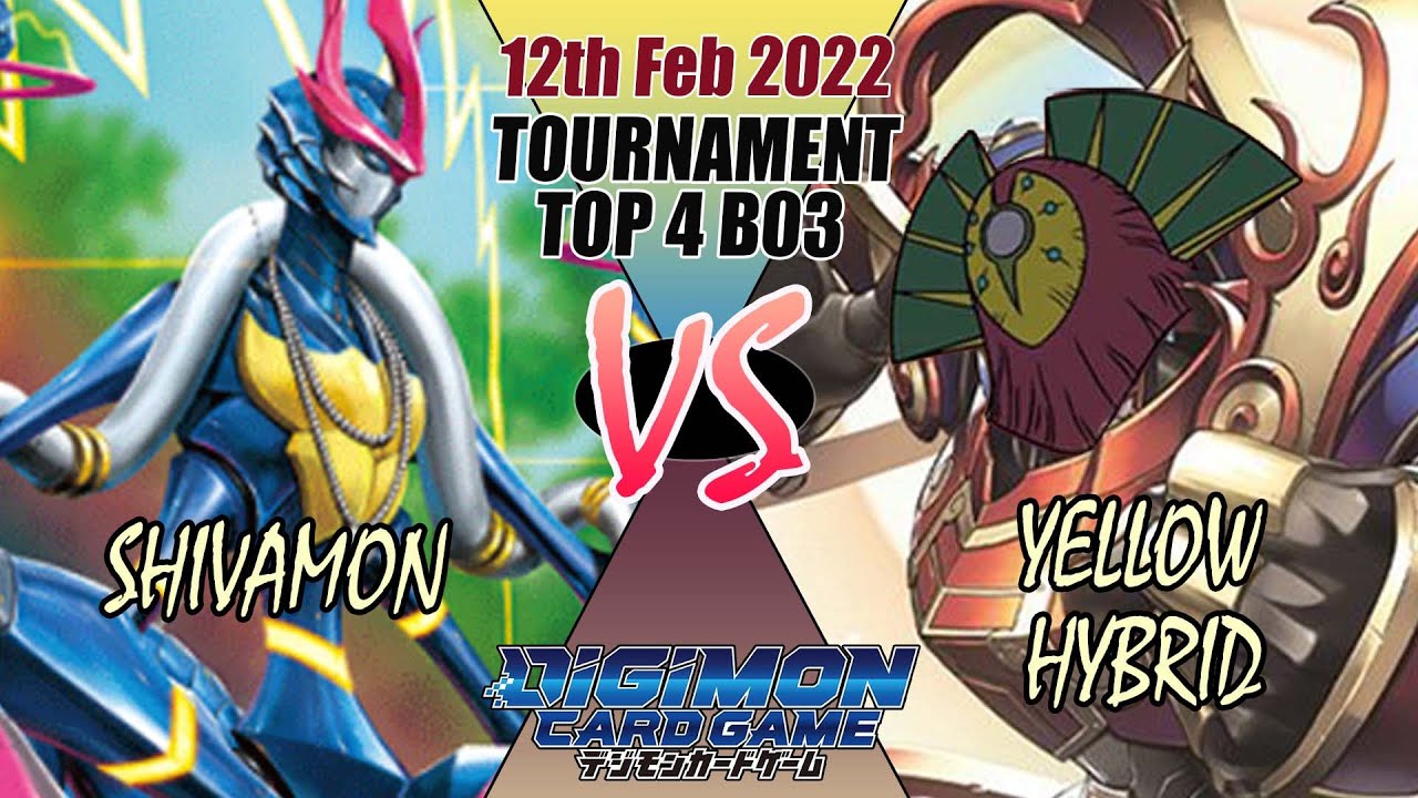 Digimon TCG Shivamon Vs Yellow Hybrid (Mother D-Reaper) Tournament Top ...