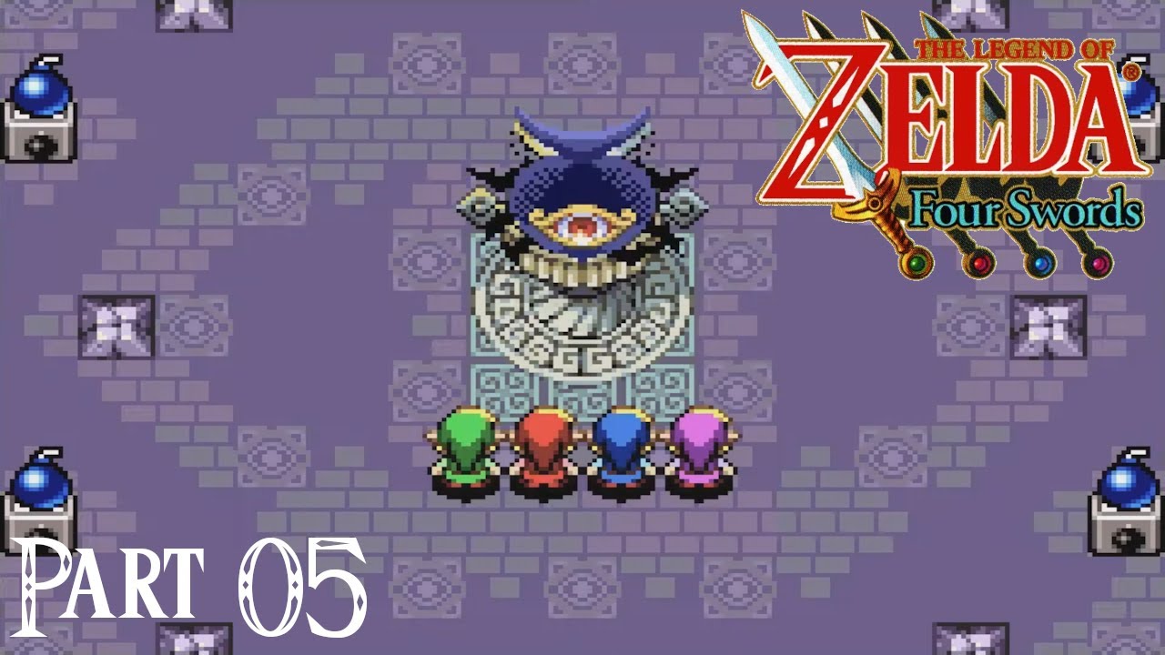 The Legend of Zelda: Four Swords -- Part 5: Vaati's Palace (Silver Door ...