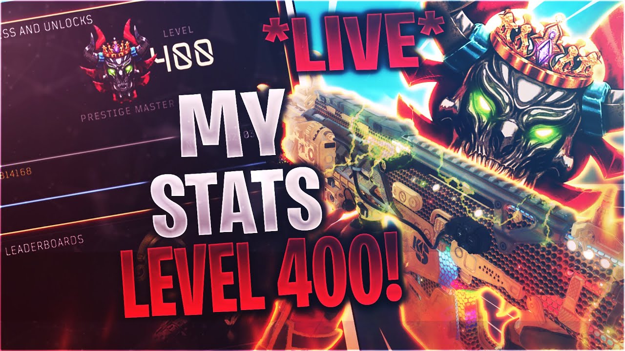 😄MY LEVEL 400 STATS ON COD BO4... ( ALL MY STATS, CLASS SETUPS, TIPS ...