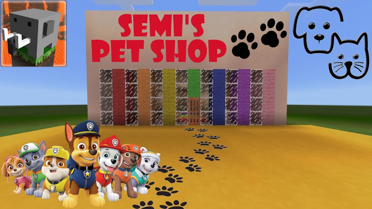 How To Make a PET SHOP in Craftsman Building Craft - YouTube