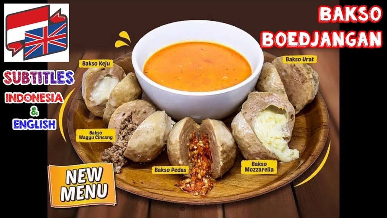 Bakso Boedjangan 🍜🍝 - (Bakso Keju, Wagyu, Pedas, Urat, Mozarella ...