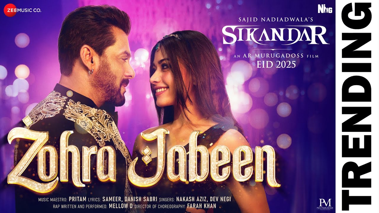 Zohra Jabeen - Song Teaser | Sikandar | Salman Khan, Rashmika Mandanna ...