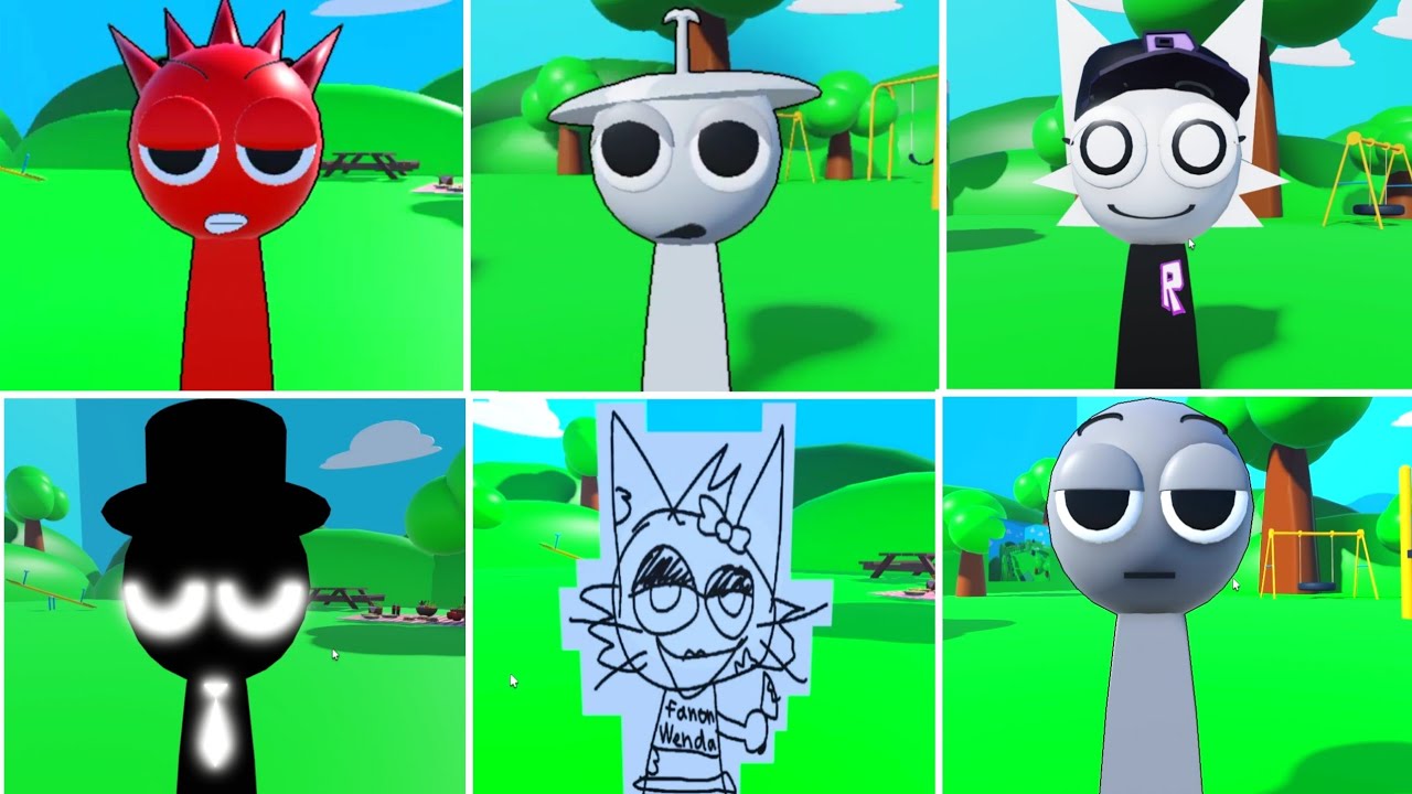 How To Get All Secret Badges + RADDY CLUKR Morphs In 3D Sprunki Rp and ...