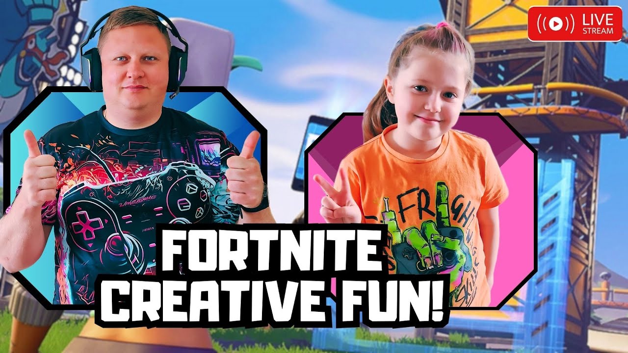 🔴FORTNITE CREATIVE FUN WITH RAMECHUX AND PRINCESS AMELIA! - YouTube