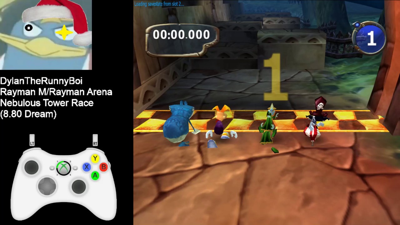 Rayman M/Rayman Arena | Nebulous Tower Race - WR:00:09.002 - YouTube