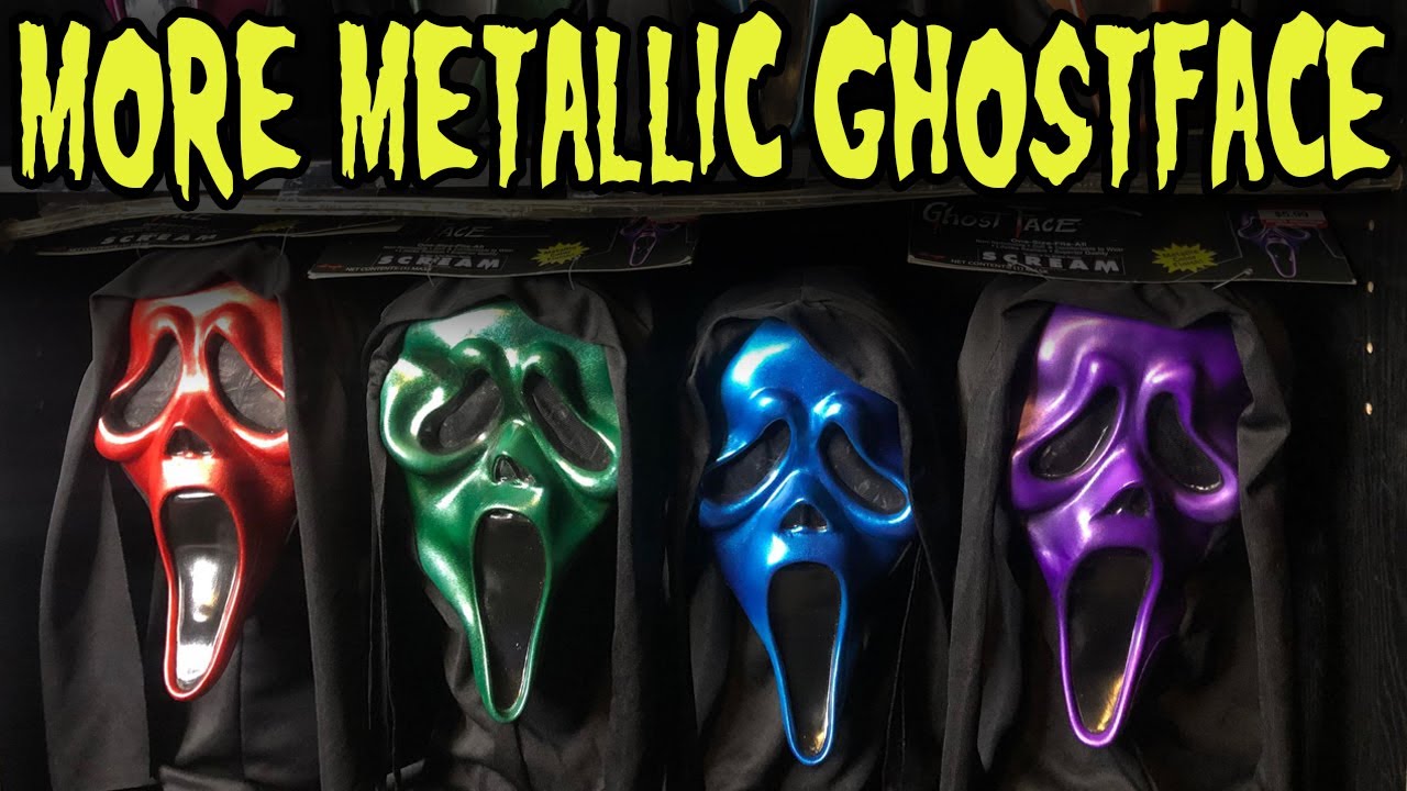 Metallic Ghostface mask trio unboxing! - YouTube
