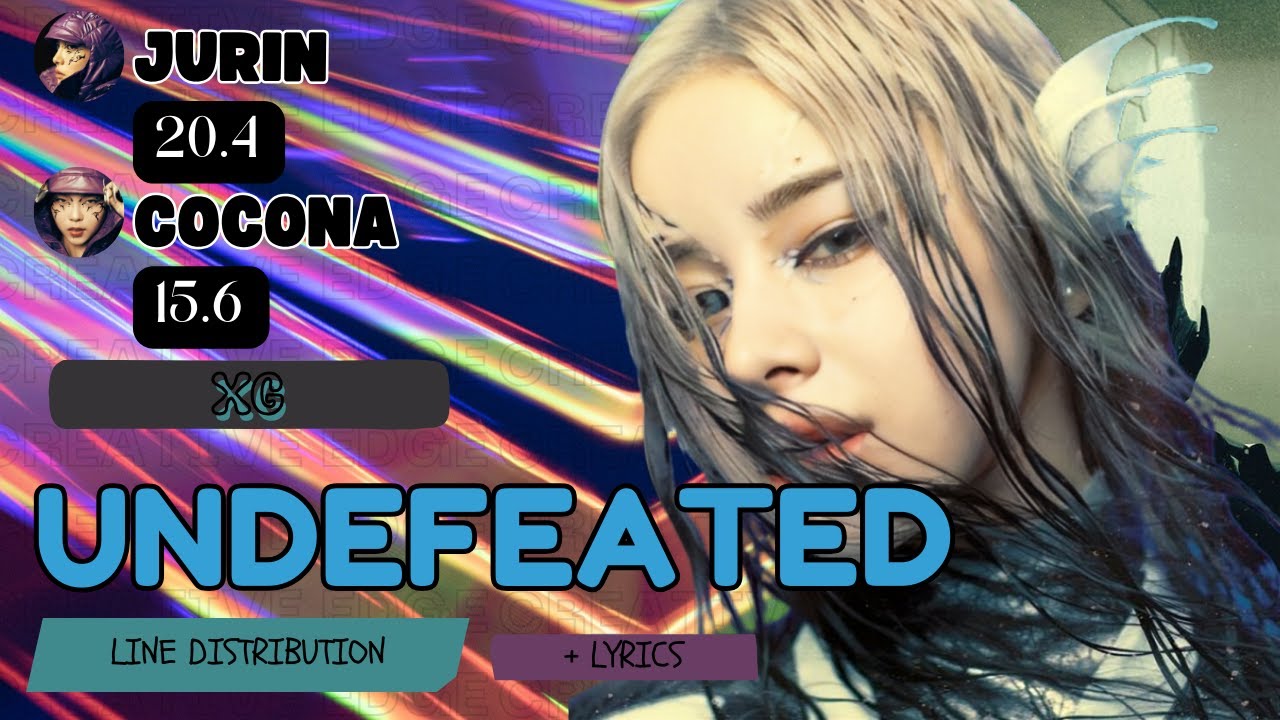 XG x VALORANT - UNDEFEATED | Line distribution + Lyrics - YouTube