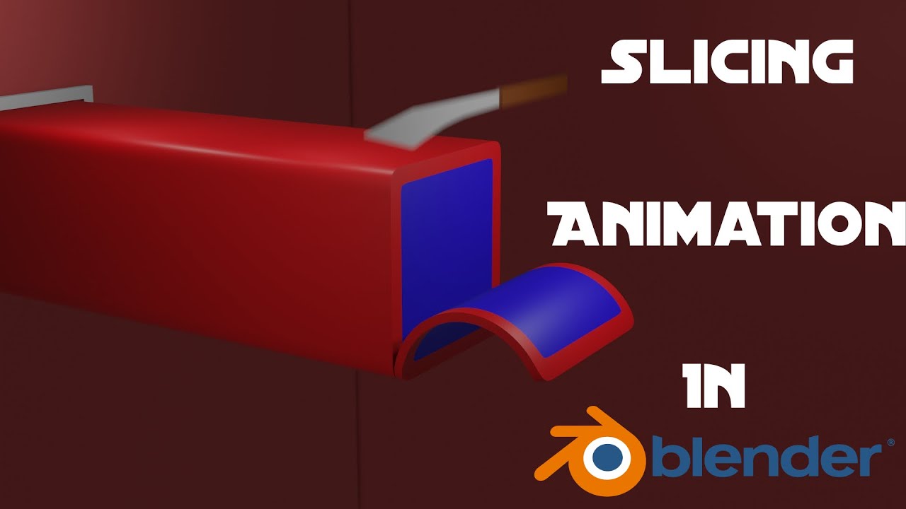 Slicing Animation In Blender #blender #blender3d #blendertutorial # ...